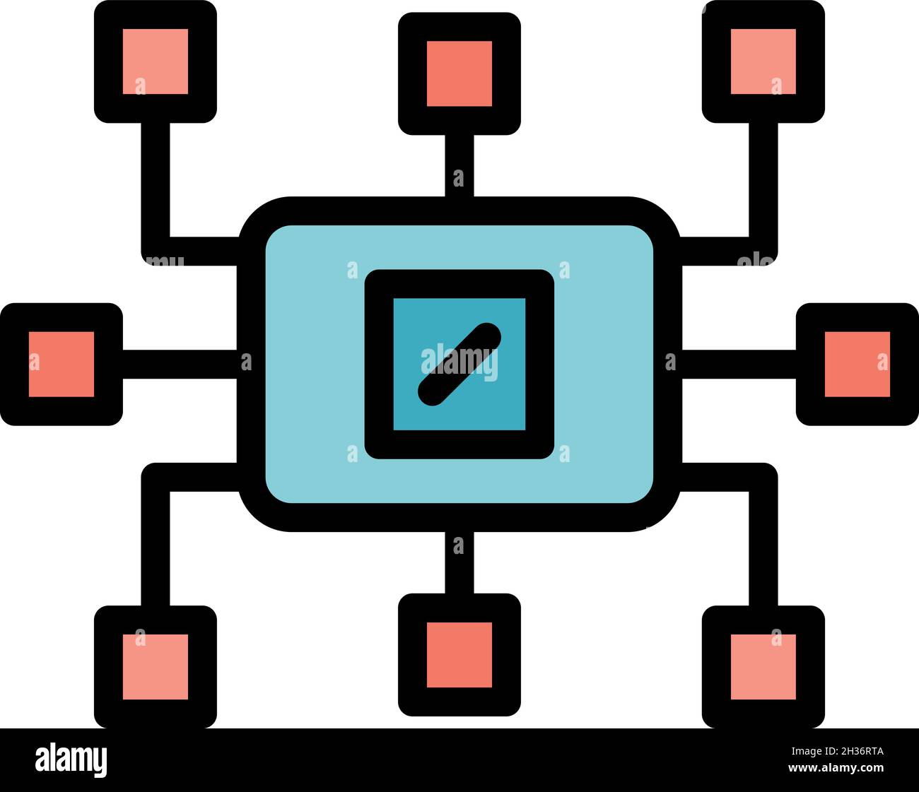 Computers on the local network icon. Outline computers on the local ...