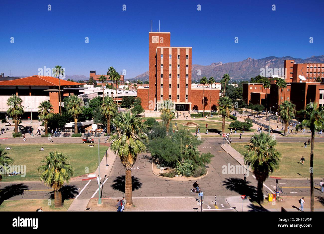 USA, ARIZONA, TUCSON . UNIVERSITY OF ARIZONA, UNIVERSITY MALL Stock ...