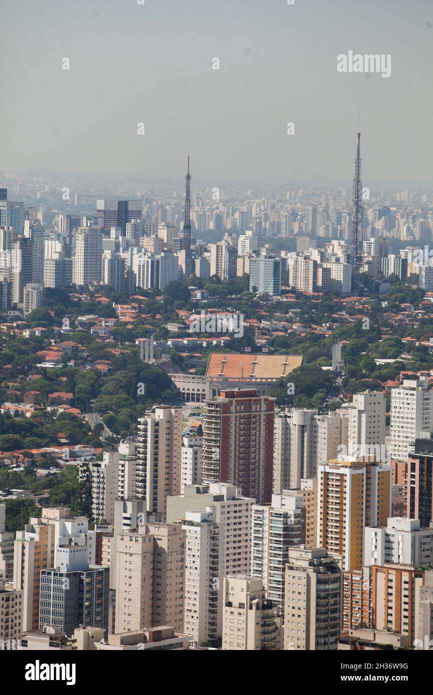 SAO PAULO BRAZIL CITY AERIAL VIEW. High quality photo Stock Photo - Alamy