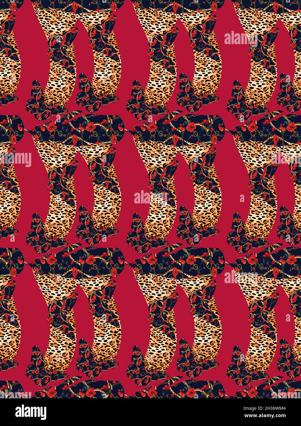 seamless fabric print pattern, colorful designs, dress patterns Stock ...