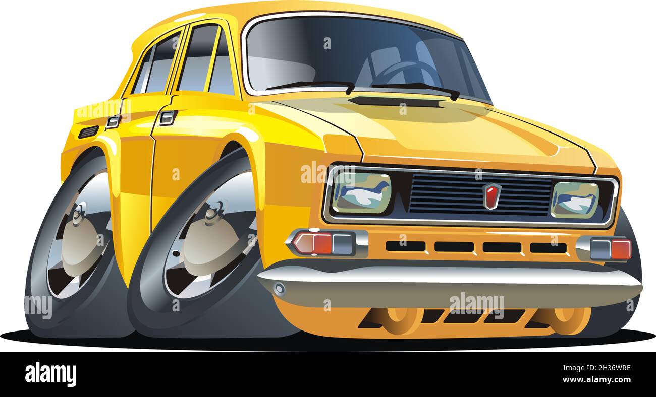 Cartoon car isolated on white background. Available EPS-10 vector ...