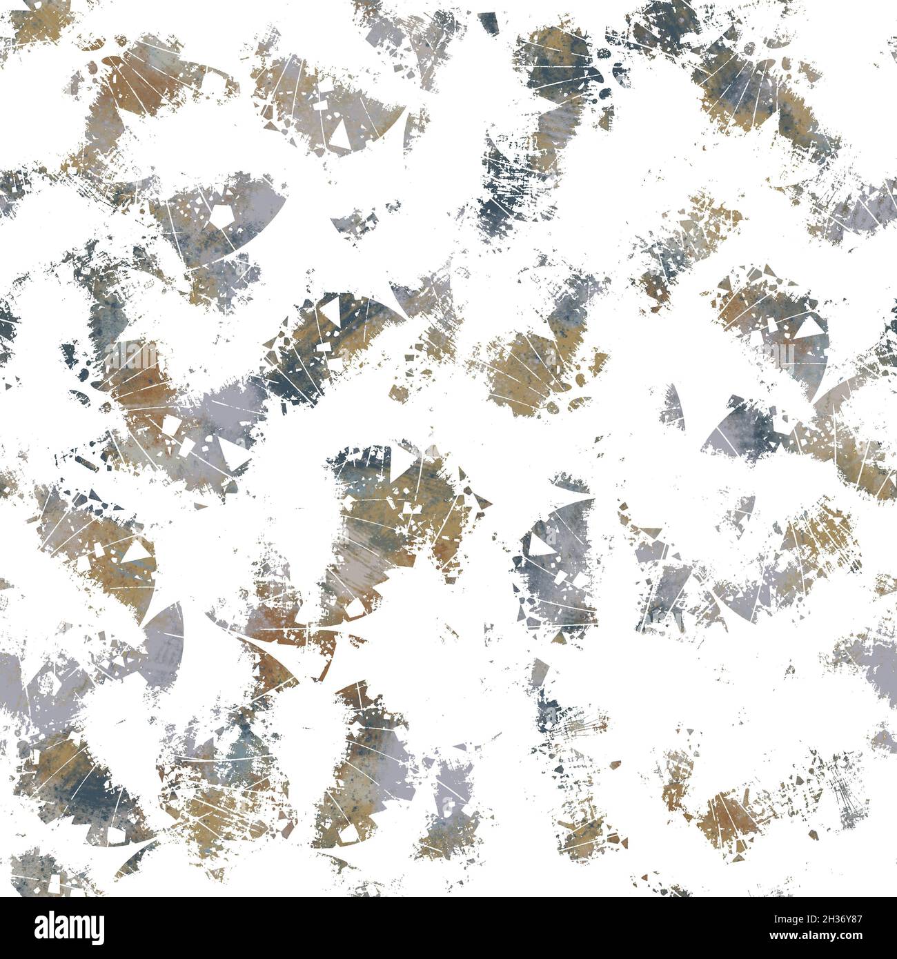 Seamless neutral and white grungy classic abstract surface pattern ...