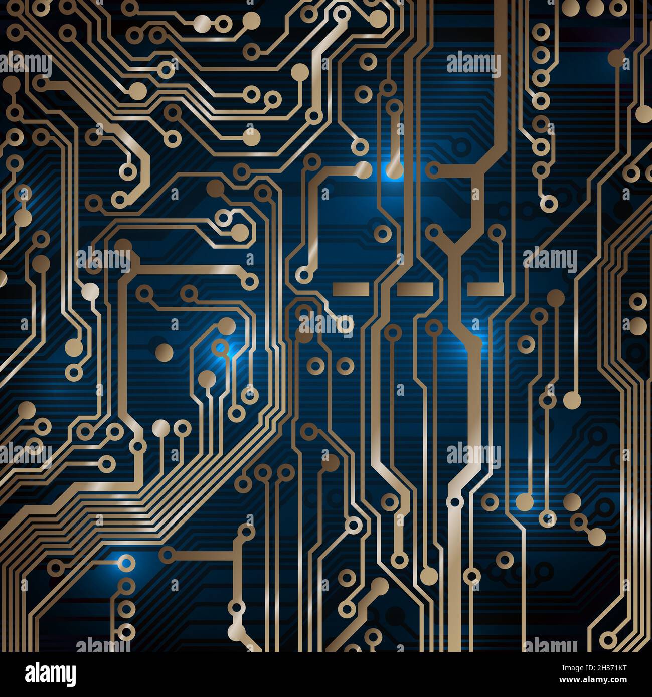 Circuit board background. Technology concept, dark background. Analog ...