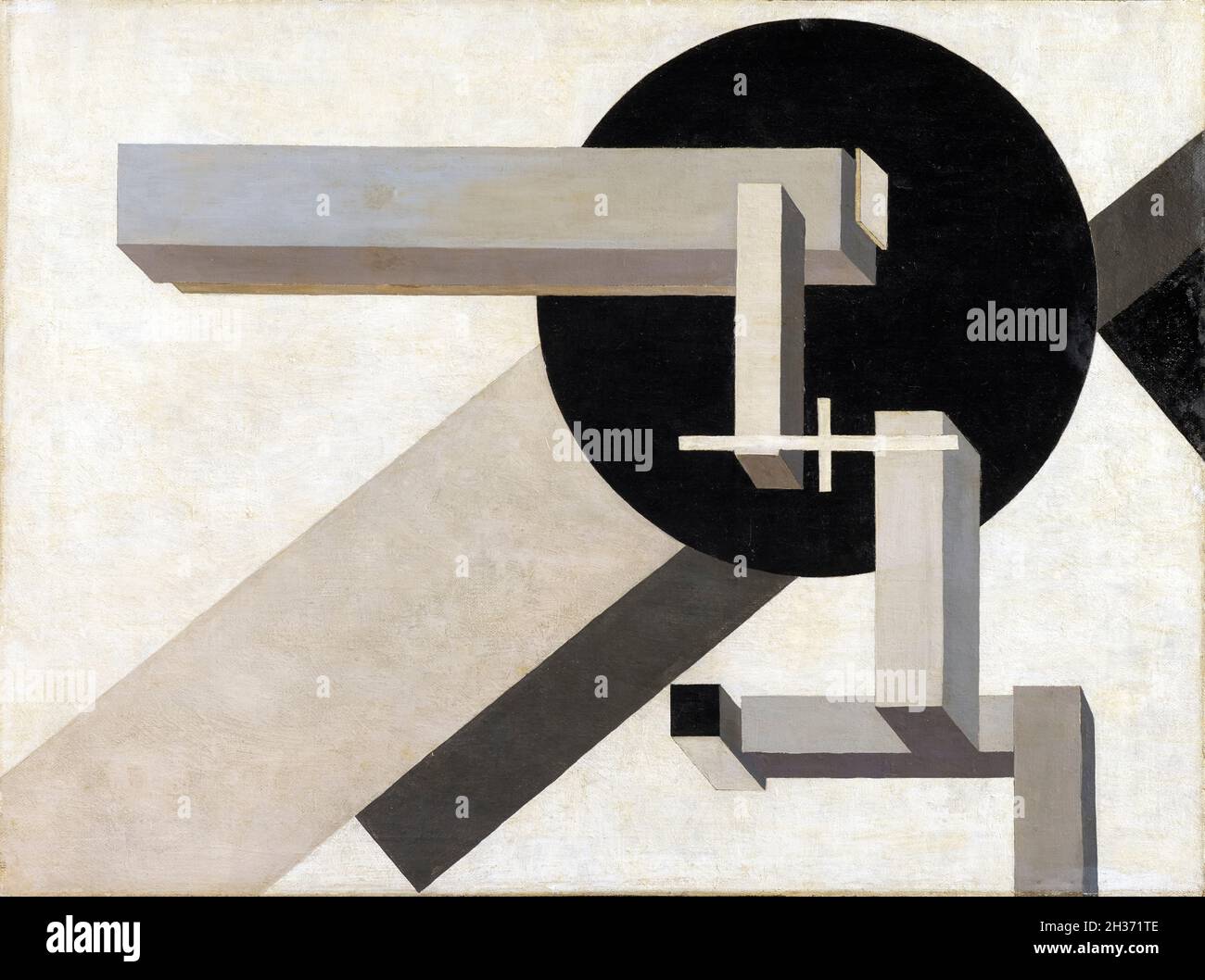 El Lissitzky, Proun 1D, abstract painting, circa 1919 - modern art ...