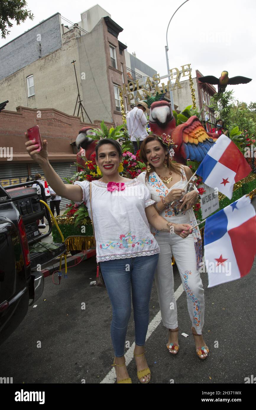 Panamanian Parade on Franklin Avenue in Brooklyn, NY, the largest ...