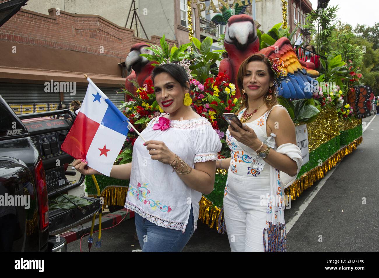Panamanian Parade on Franklin Avenue in Brooklyn, NY, the largest ...
