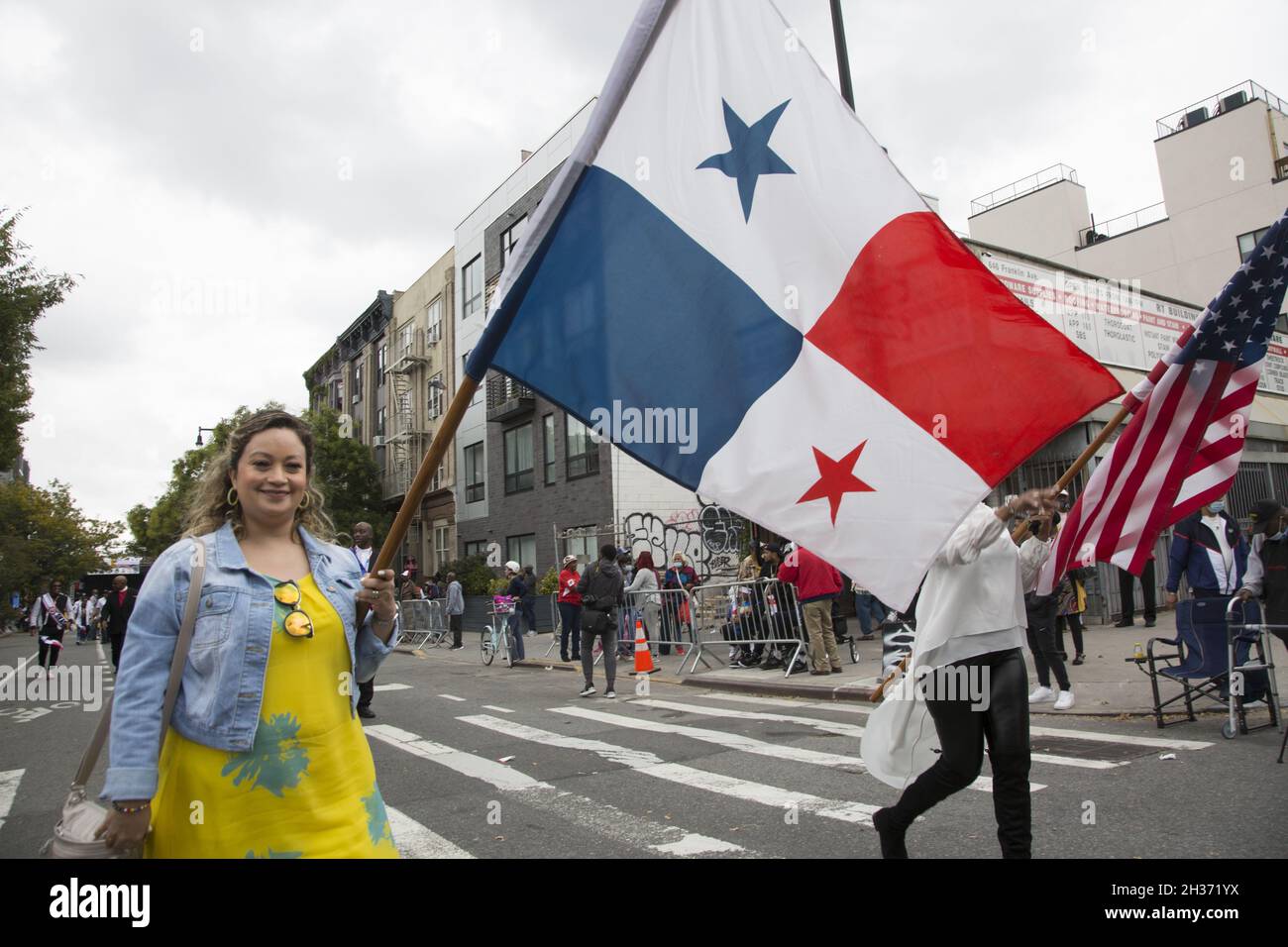 Panamanian Parade on Franklin Avenue in Brooklyn, NY, the largest ...