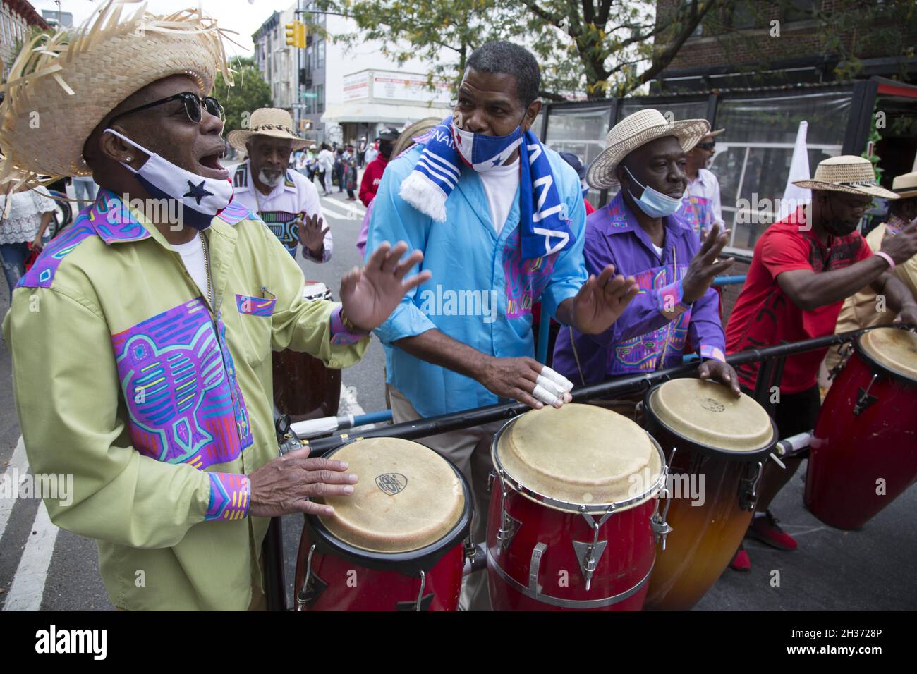 Panamanian Parade on Franklin Avenue in Brooklyn, NY, the largest ...