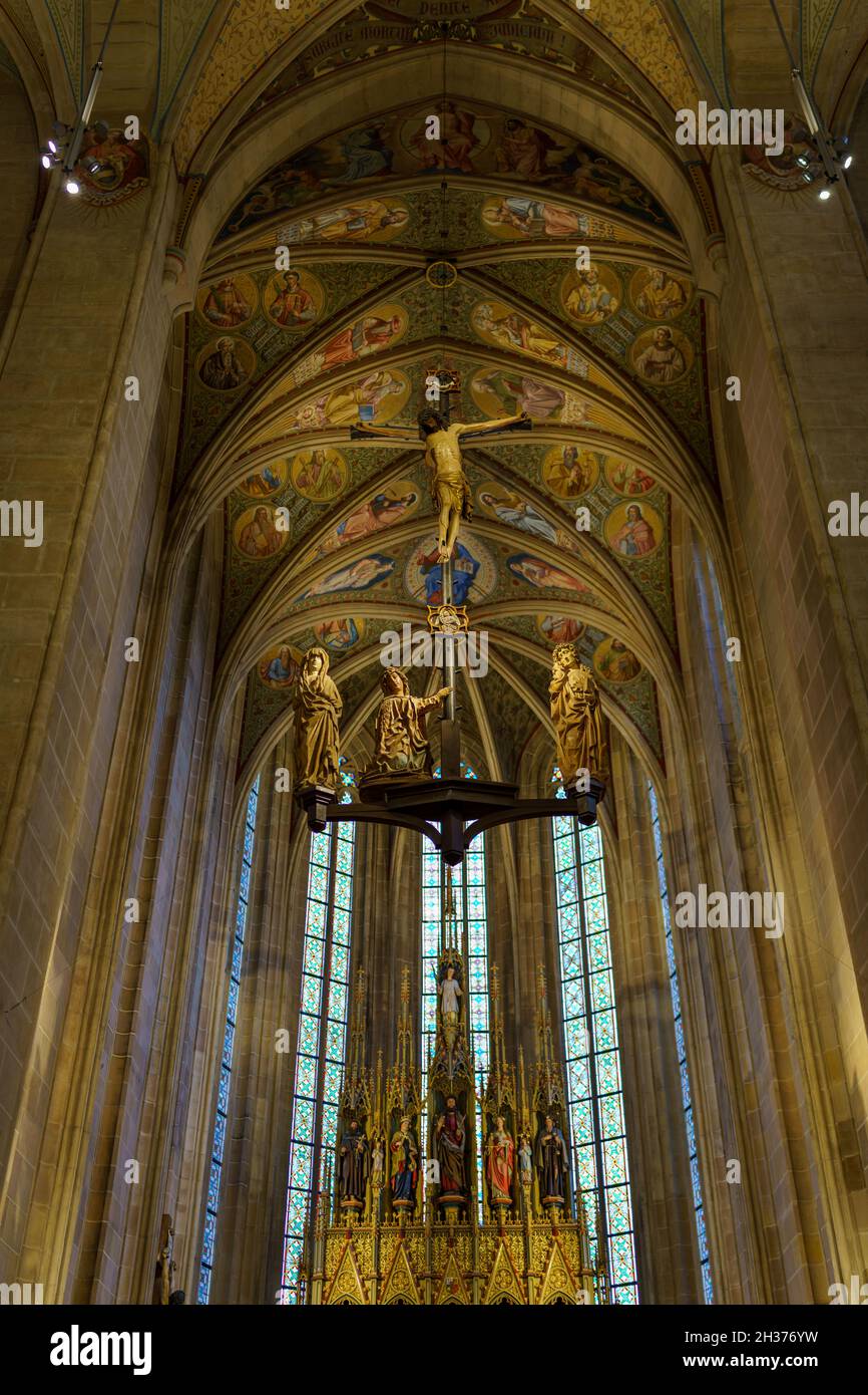 Opening prayer church interior hi-res stock photography and images - Alamy