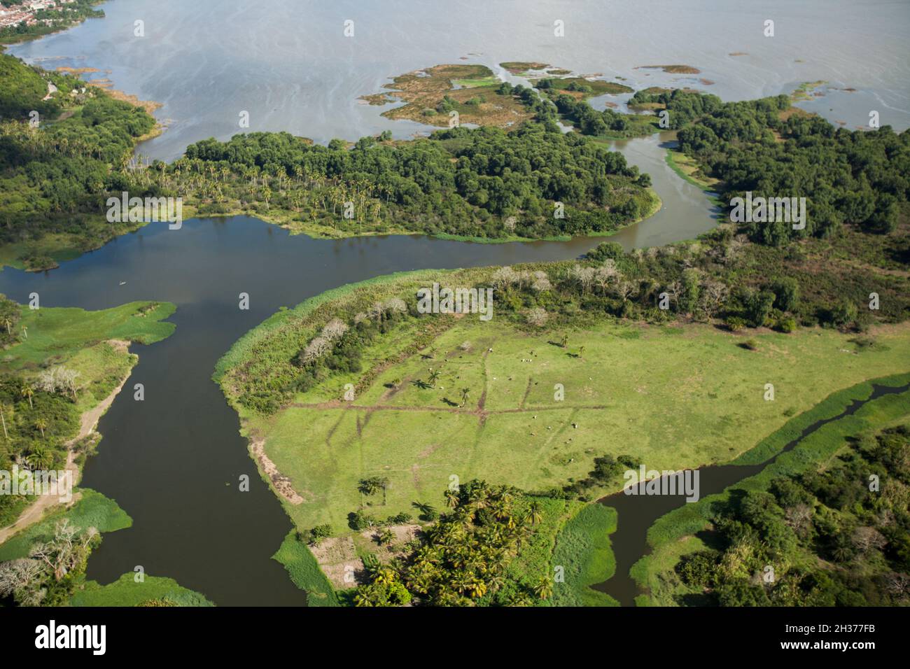 Aerial view of body of water - river - rivers. High quality photo Stock ...