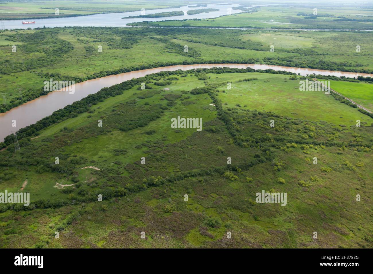 Aerial view of body of water - river - rivers. High quality photo Stock ...