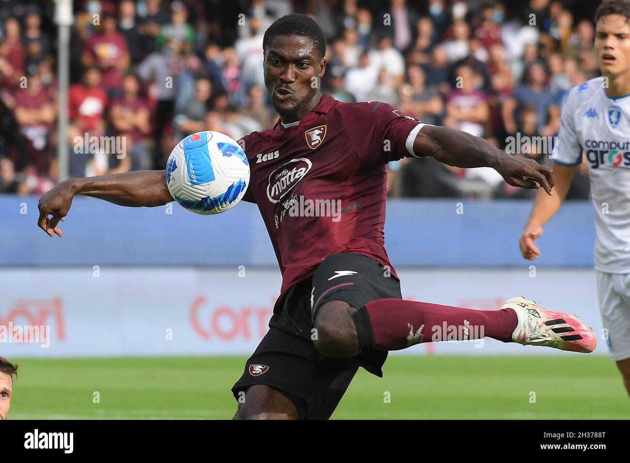 Cedric Gondo US Salernitana 1919 in actin during the Serie A match ...