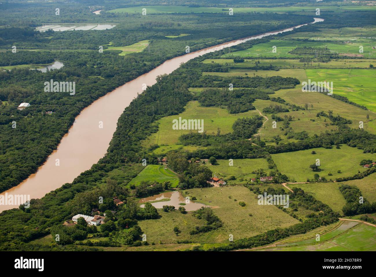 Aerial view of body of water - river - rivers. High quality photo Stock ...