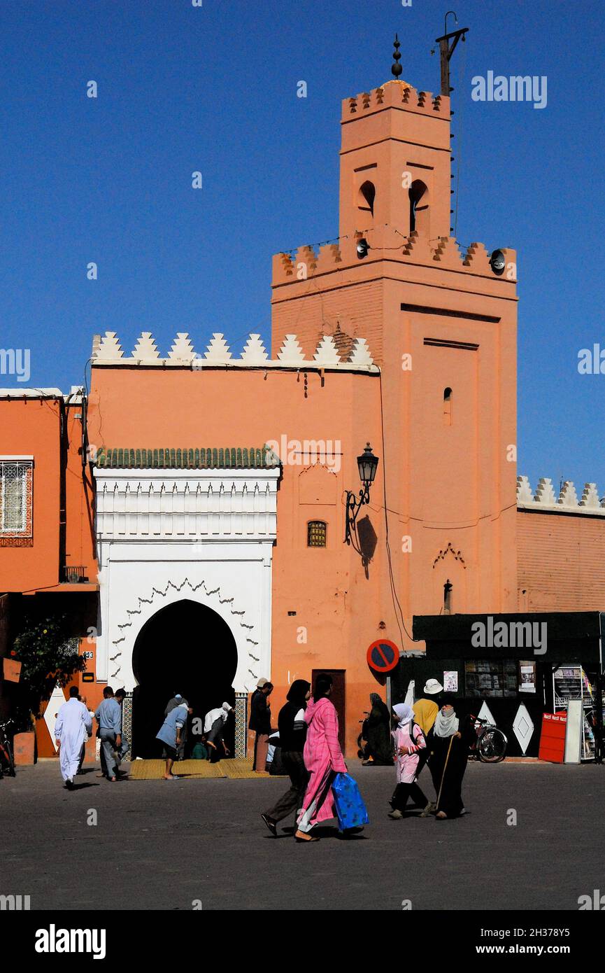 MOROCCO, UPPER ATLAS, MARRAKESH, IMPERIAL CITY, MEDINA LISTED AS WORLD ...