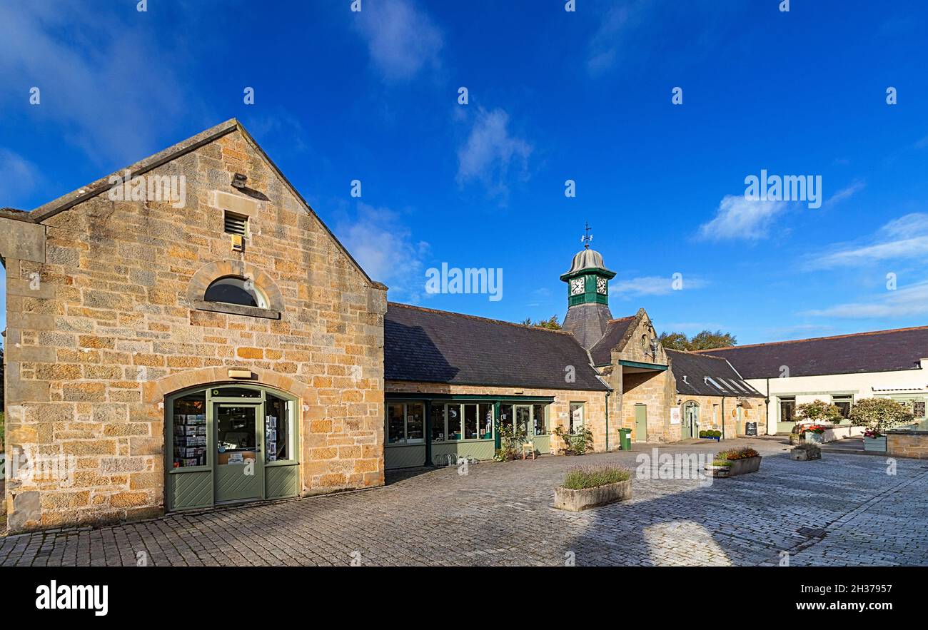 LOGIE STEADING FORRES MORAY SCOTLAND THE STEADING CLOCK TOWER AND ART ...