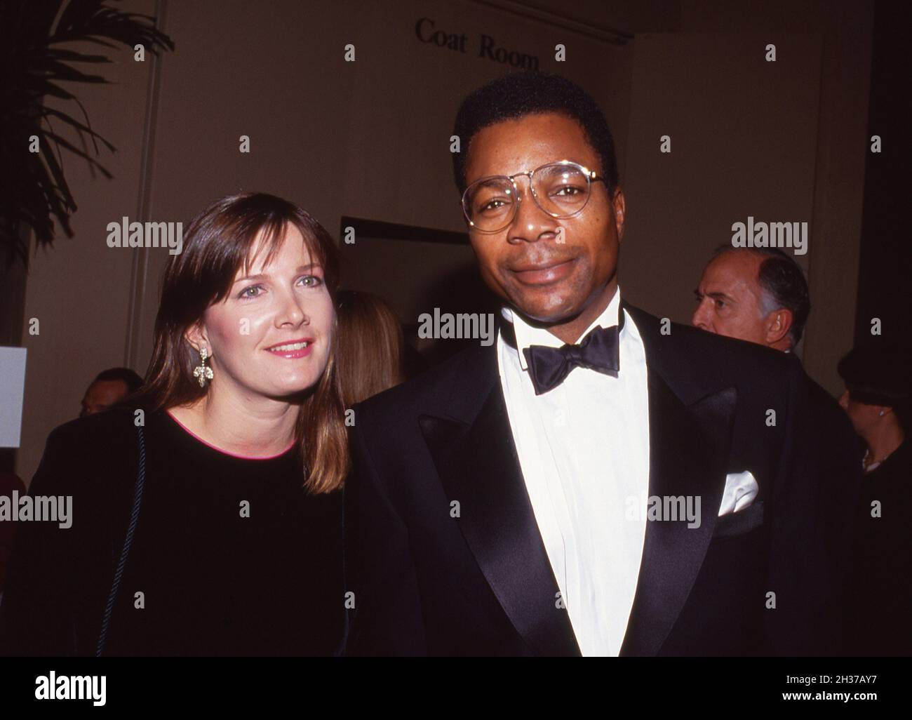 Carl Weathers and wife attending 42nd Annual Writer's Guild of America ...