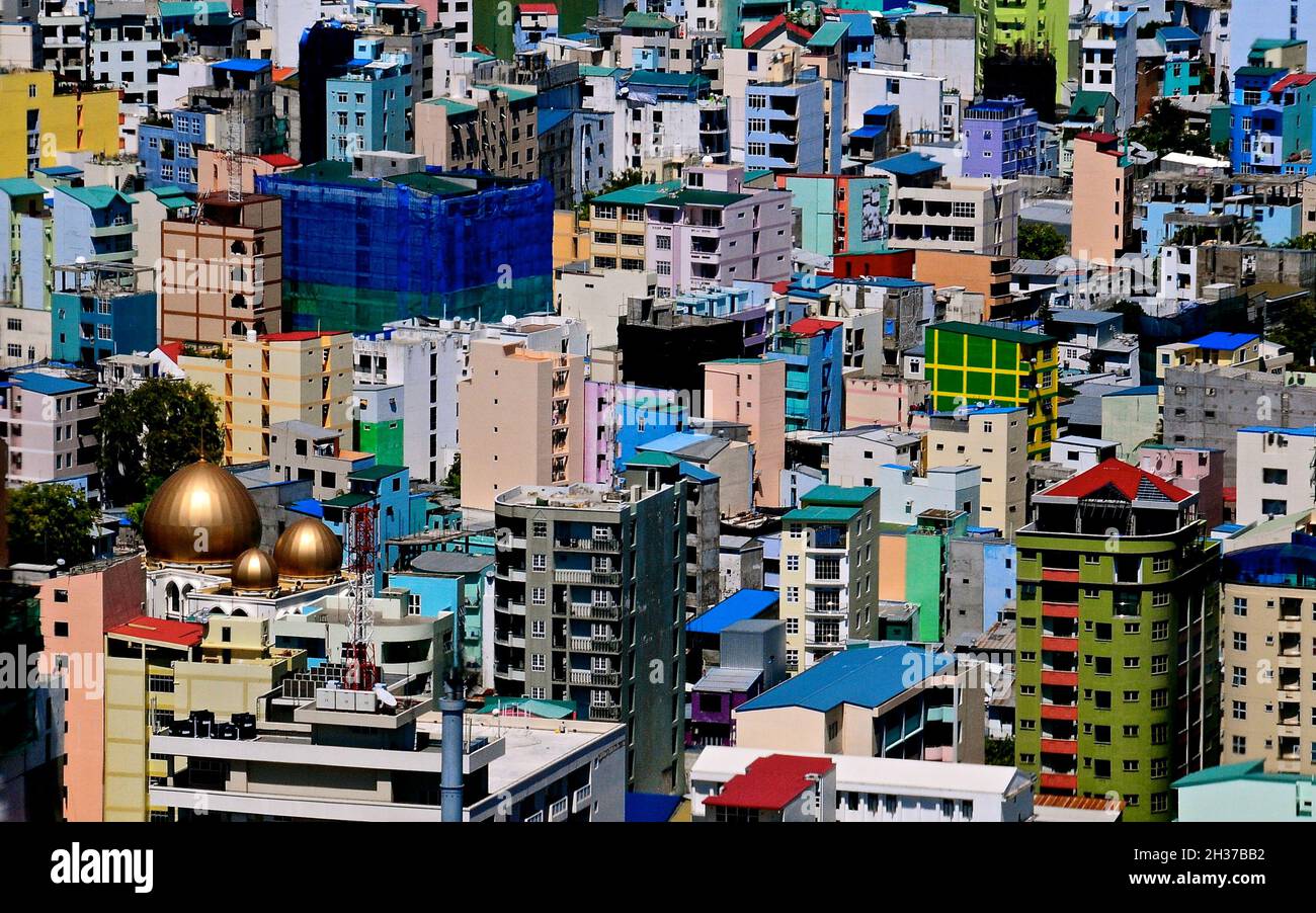 Maldives male island capital city hi-res stock photography and images ...