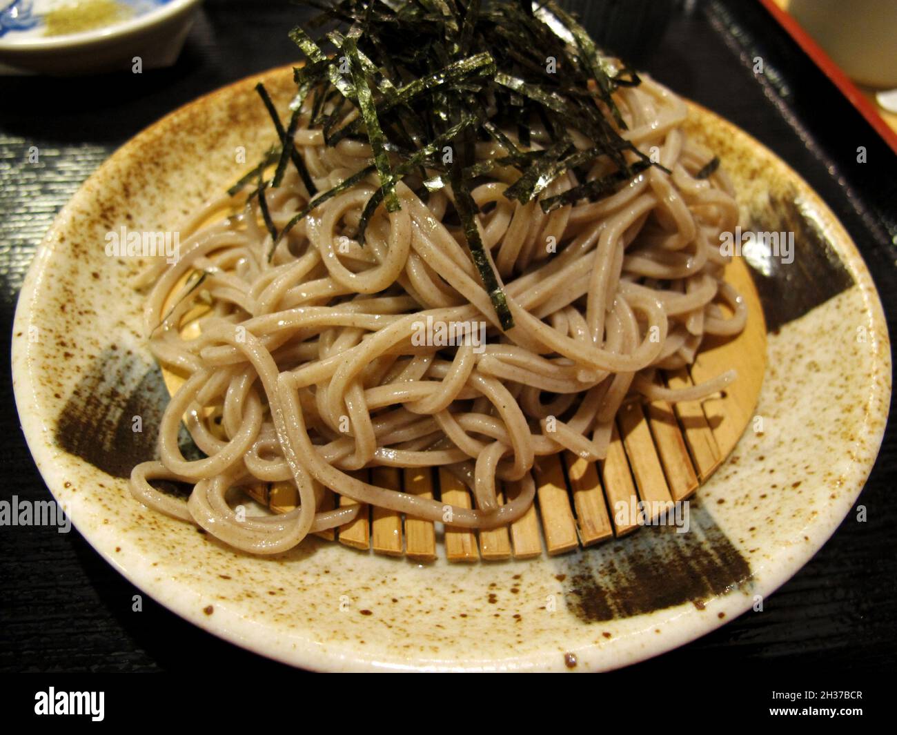 Traditional japanese noodle made from buckwheat or cold soba deep sweet ...