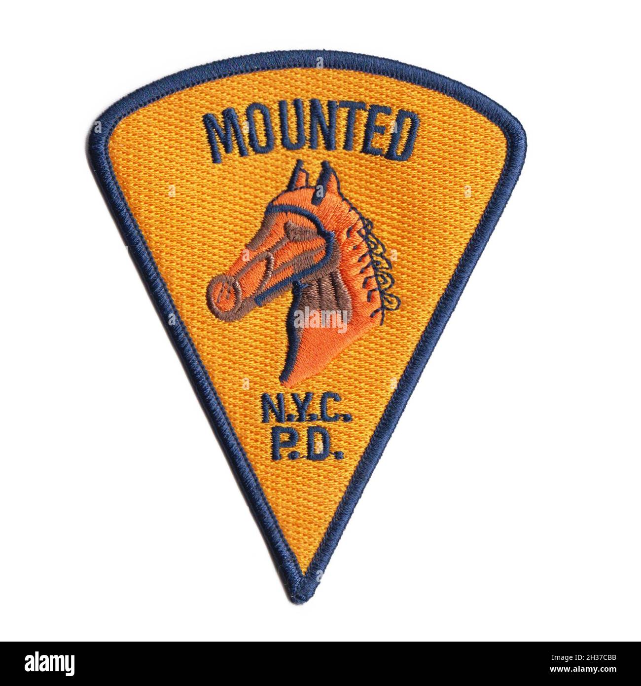 US police department patch isolated with white background Stock Photo ...