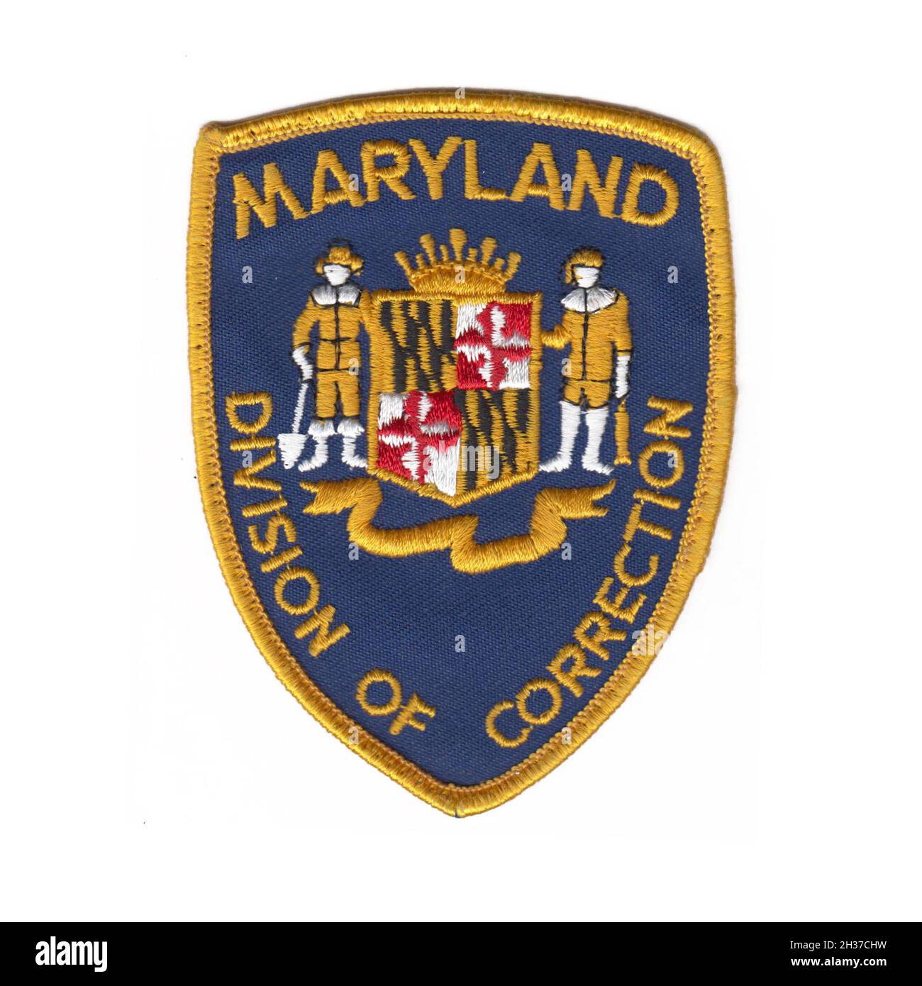 US police department patch isolated with white background Stock Photo ...
