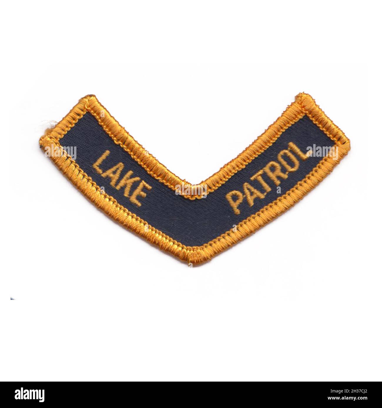 US police department patch isolated with white background Stock Photo ...