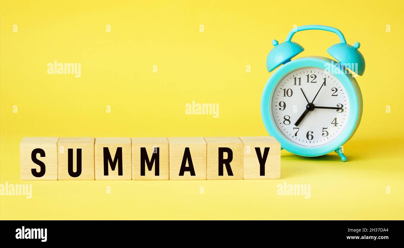 Summary symbol hi-res stock photography and images - Alamy
