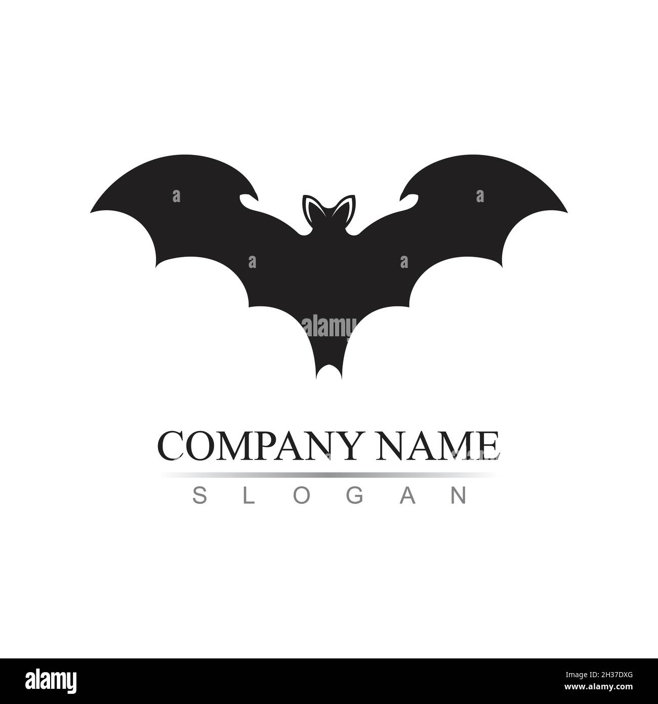 bat vector icon logo template illustration design - vector Stock Vector ...