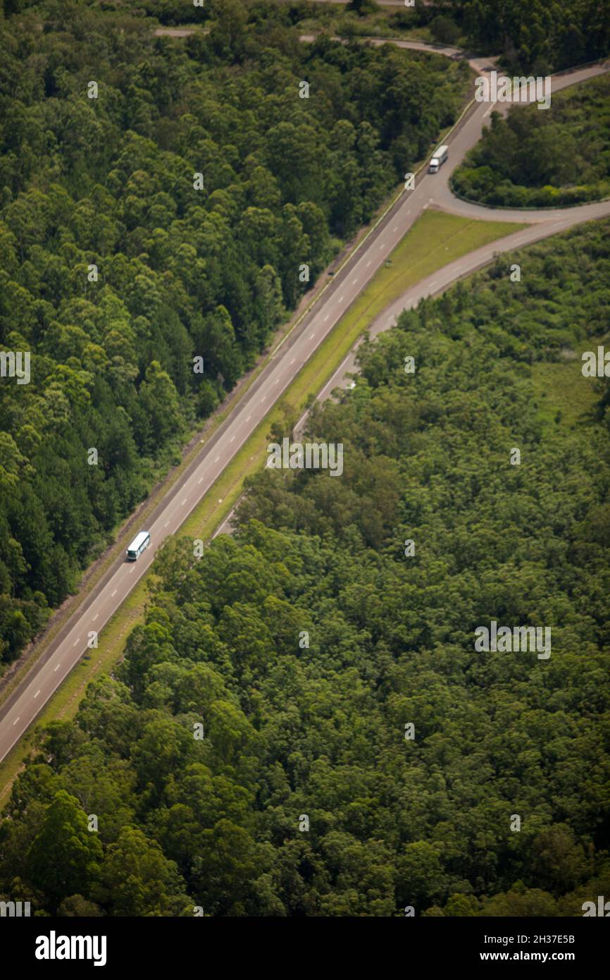 Aerial view of road and highway Stock Photo - Alamy