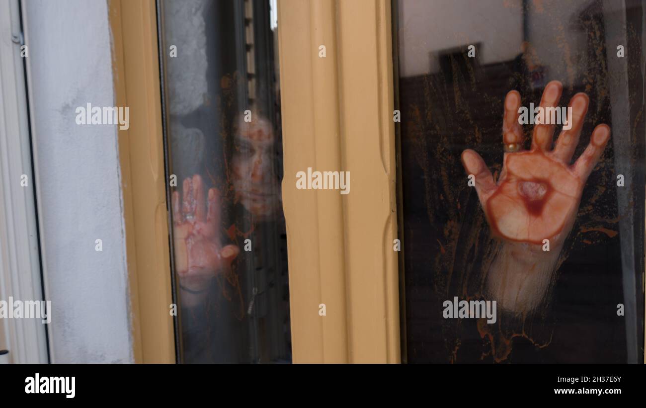 Scary woman face High Resolution Stock Photography and Images - Alamy
