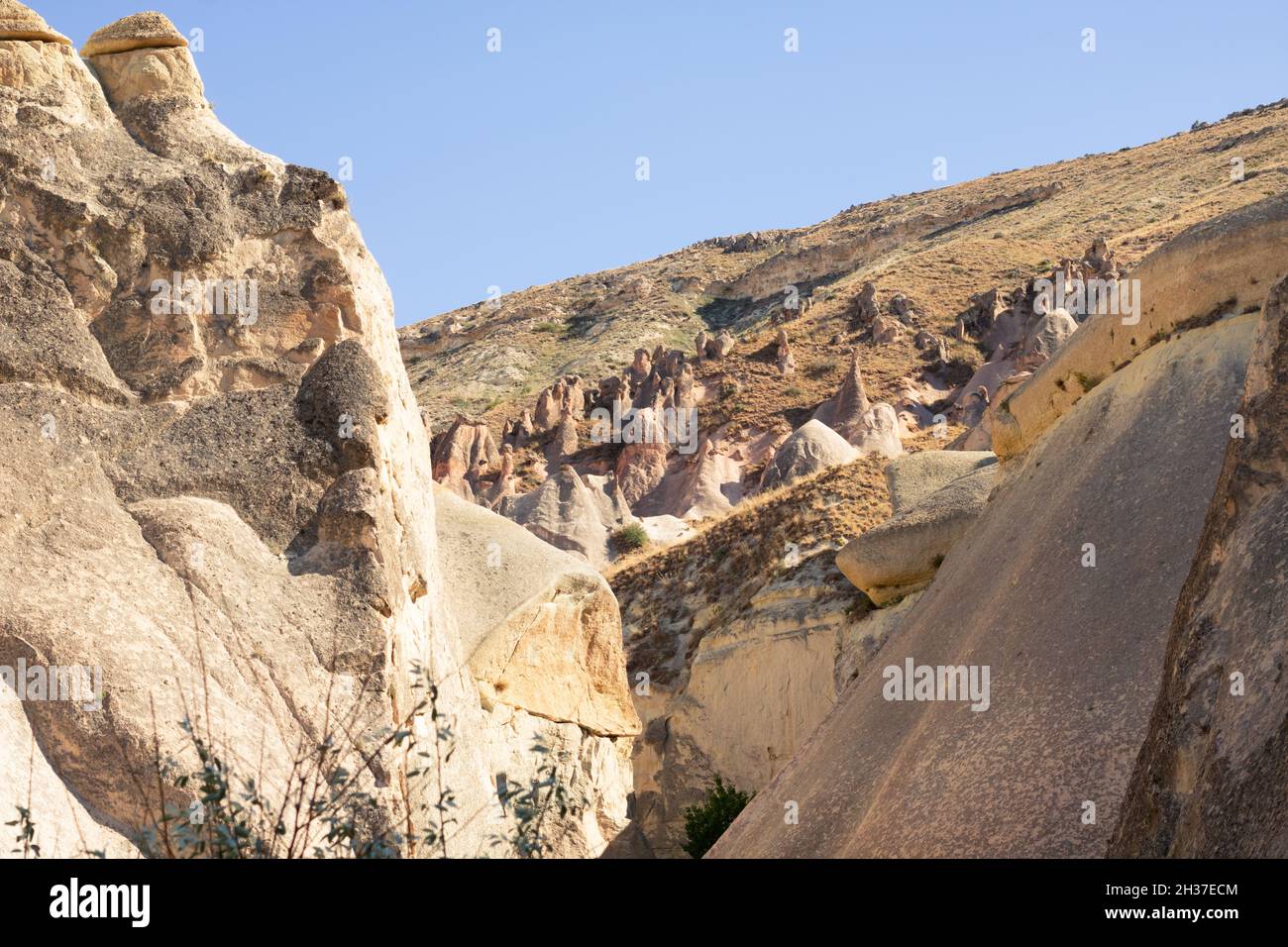 Fairy Chimneys and geological formations in Pasabagi Cappadocia. View ...