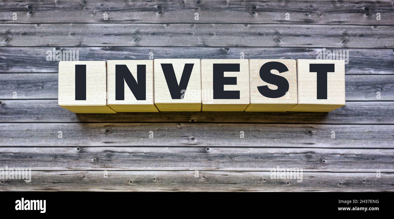 Invest word hi-res stock photography and images - Alamy