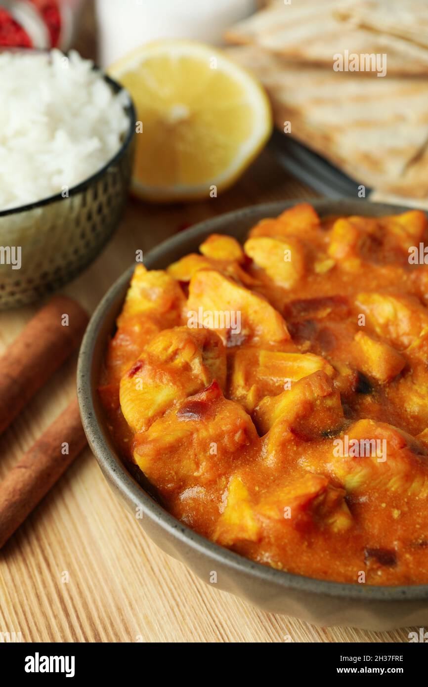 Chicken biryani rice indian cuisine takeaway hi-res stock photography ...