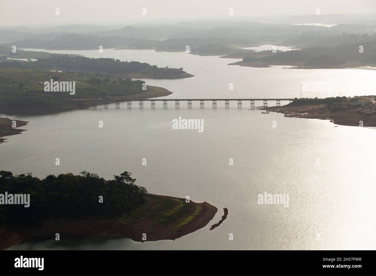 Aerial view of road and highway - bridge Stock Photo - Alamy