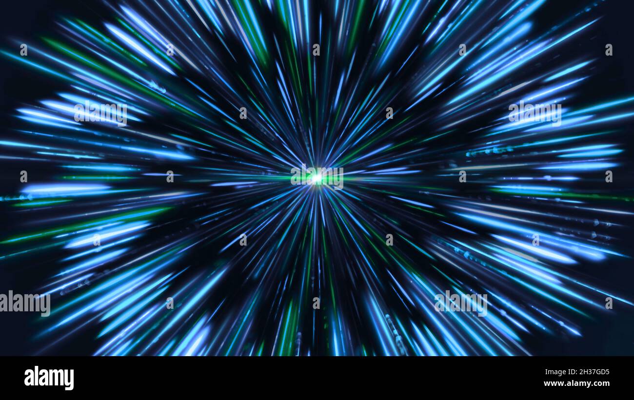 Hypnotic dot with rotating colorful rays. Animation. Bright ...