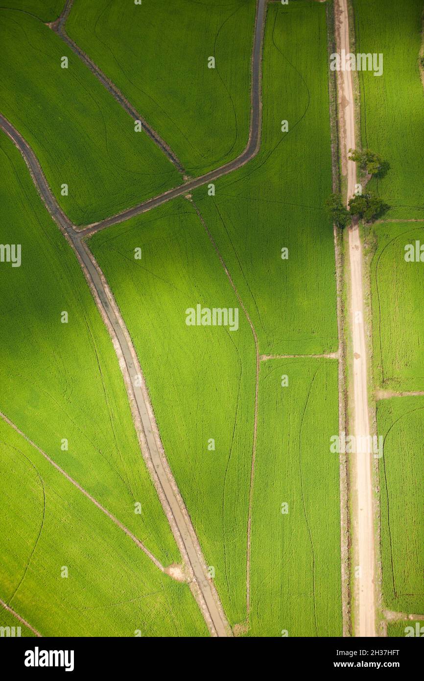 Aerial view of road and highway Stock Photo - Alamy
