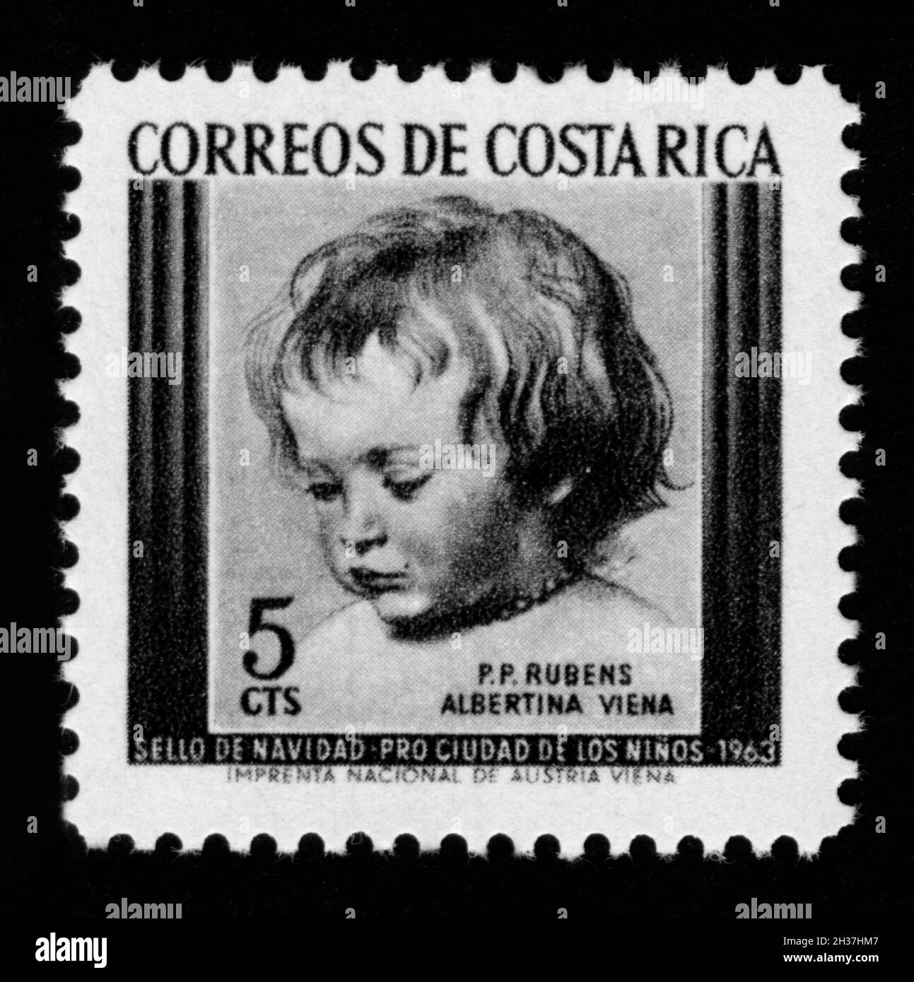 Postage stamp costa rica hi-res stock photography and images - Alamy