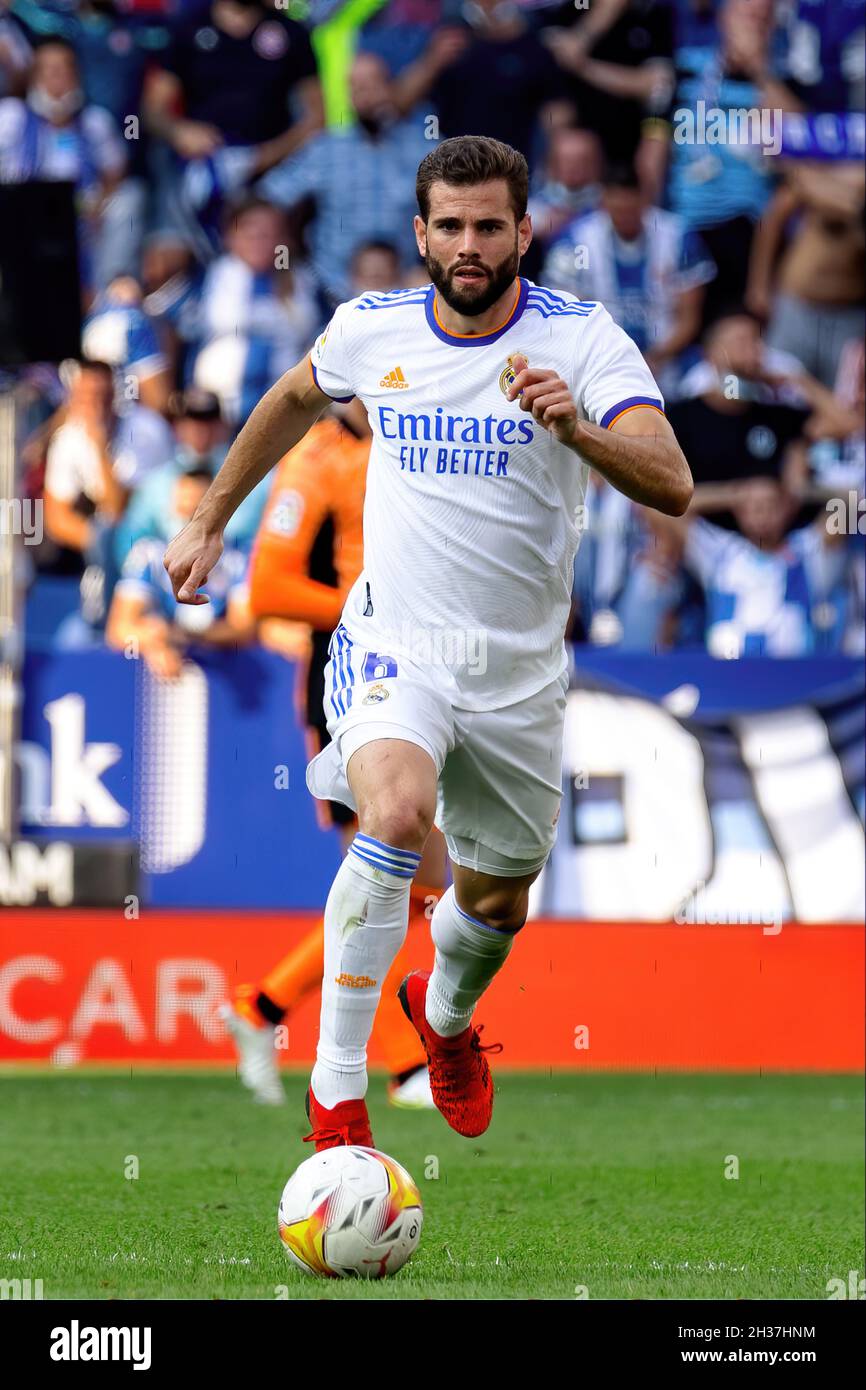 BARCELONA - OCT 3: Nacho Fernandez in action during the La Liga match ...