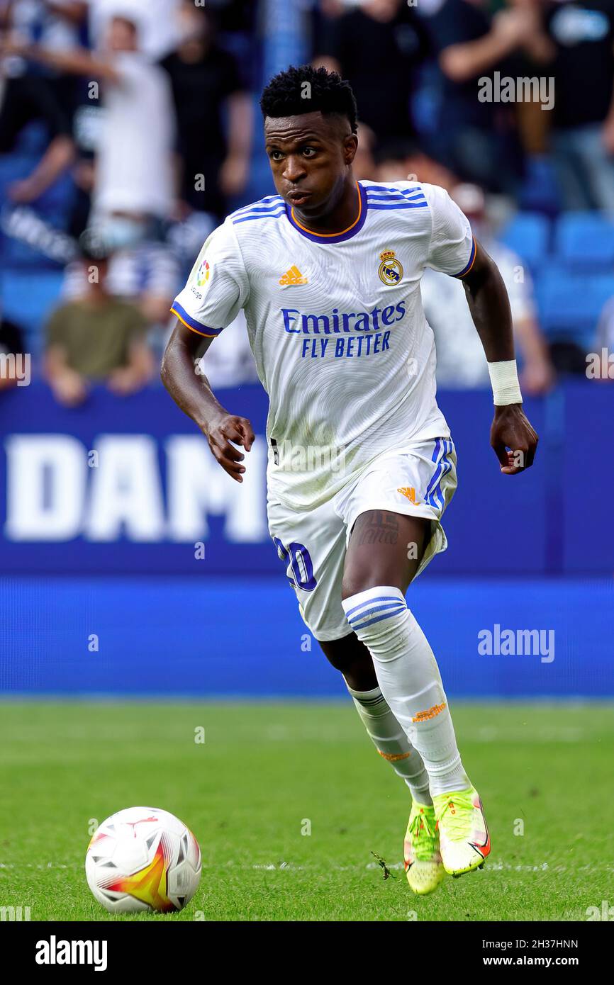 BARCELONA - OCT 3: Vinicius Jr in action during the La Liga match ...