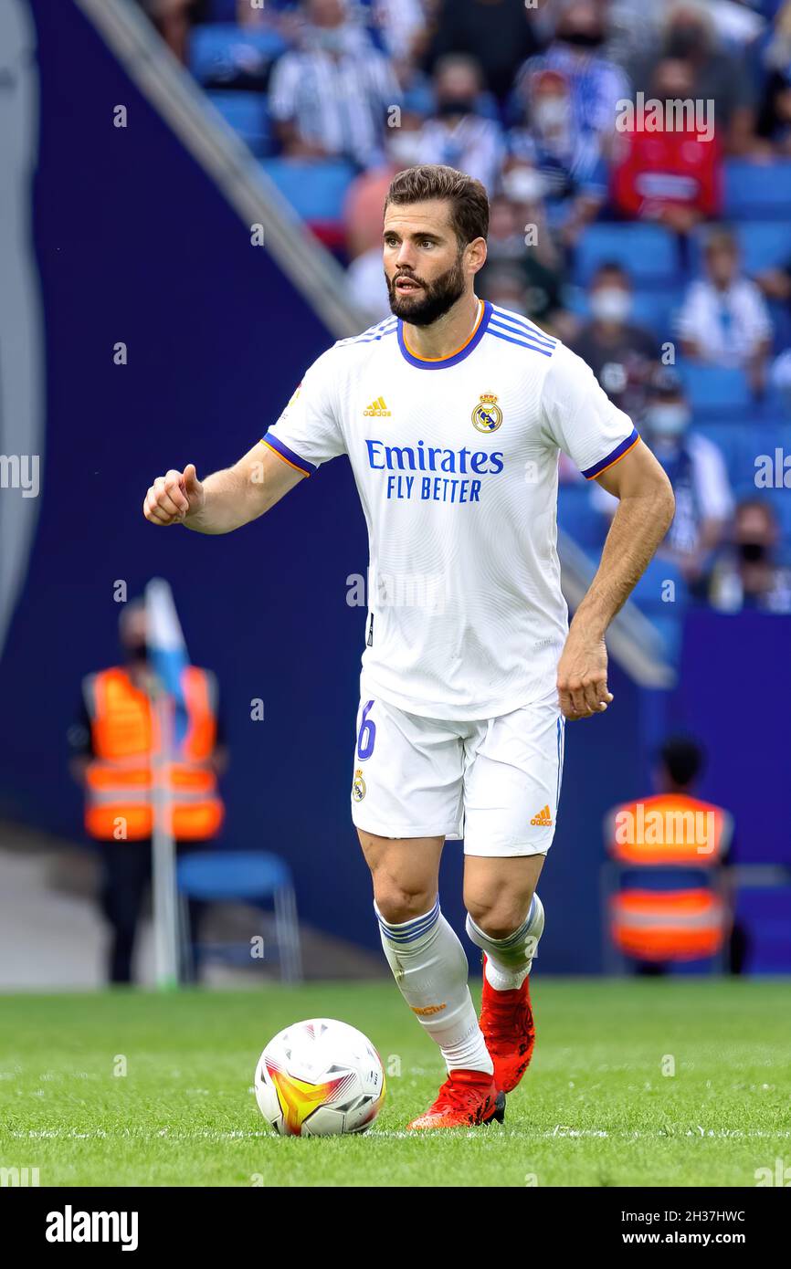 BARCELONA - OCT 3: Nacho Fernandez in action during the La Liga match ...