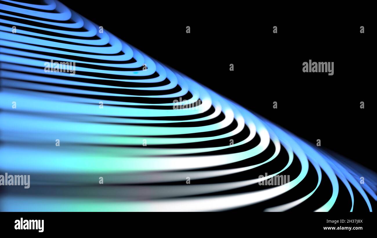 Abstract animation of colored lines on a black background. Animation ...