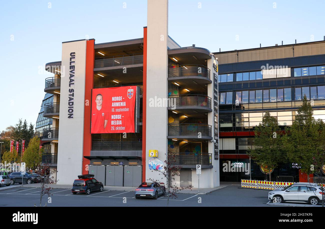 Oslo, Norway. 26th Oct, 2021. Ullevaal Stadium Illustration picture ...