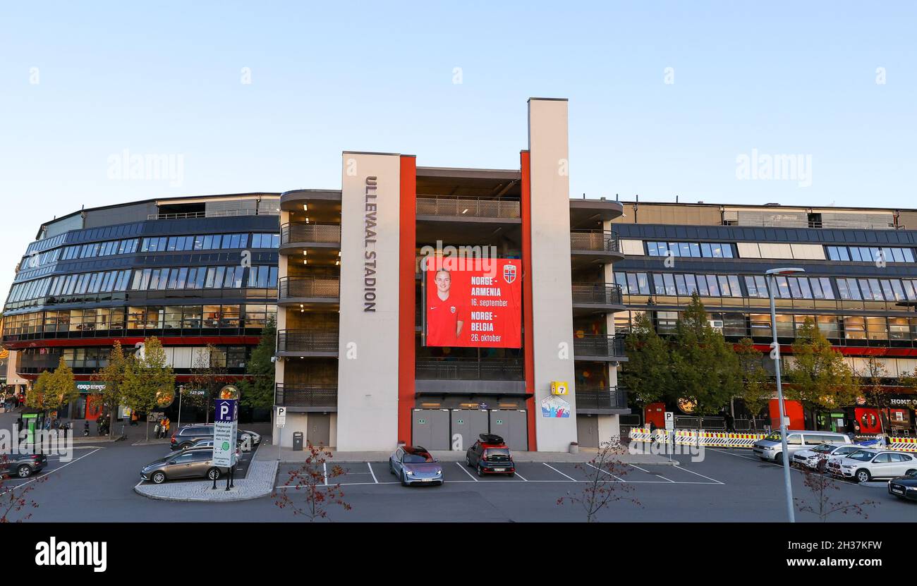 Oslo, Norway. 26th Oct, 2021. Ullevaal Stadium Illustration picture ...