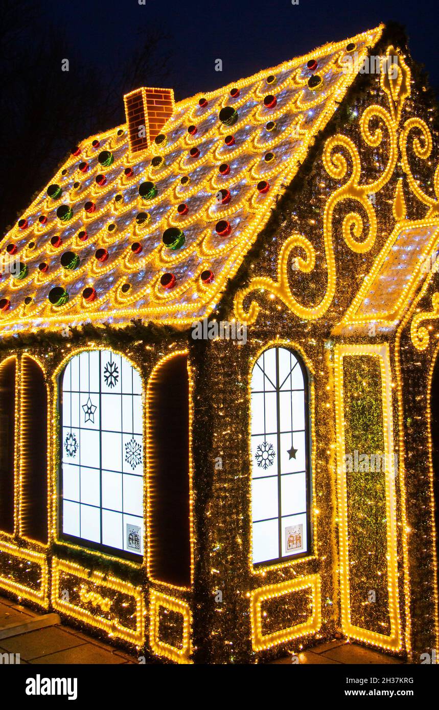 Merry Christmas and Happy Holidays, A beautiful decorated for Christmas ...