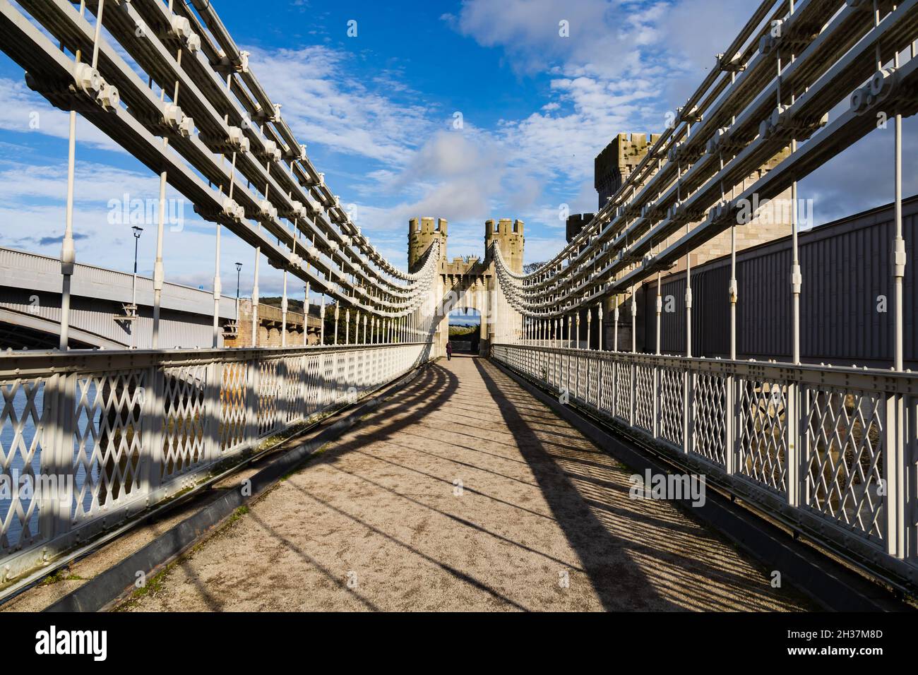 Telford suspension bridge conwy hi-res stock photography and images - Alamy