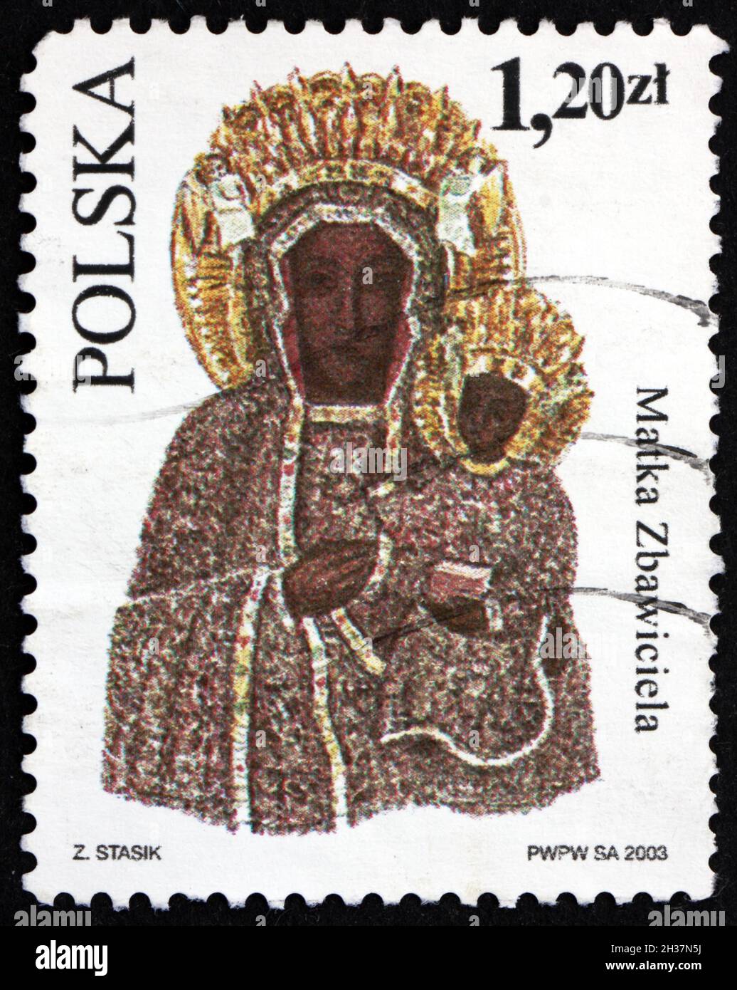 POLAND - CIRCA 2003: a stamp printed in Poland shows Mother of the ...