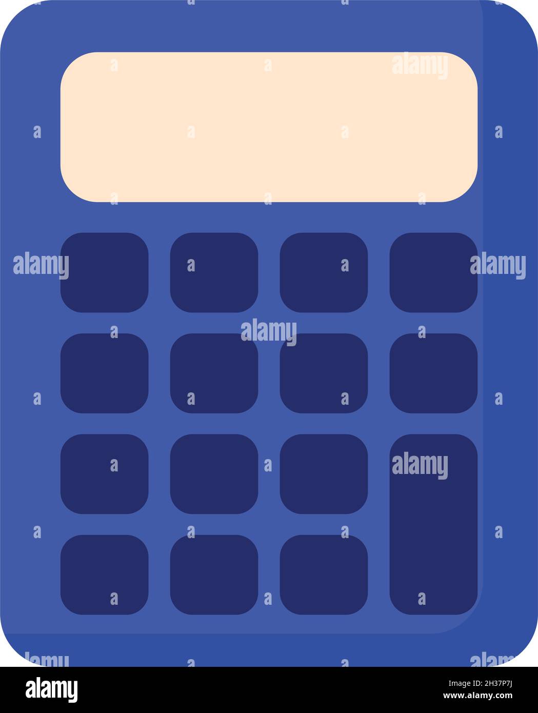 blue calculator illustration Stock Vector Image & Art - Alamy