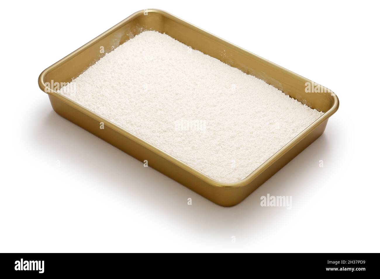 tapioca starch powder in metal tray Stock Photo - Alamy