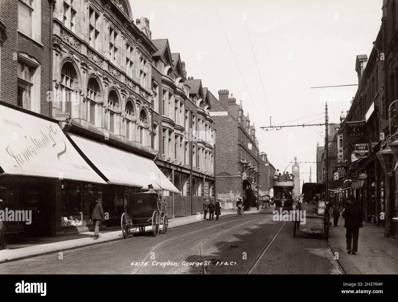Late 19th or early 20th century vintage photograph: George Street ...