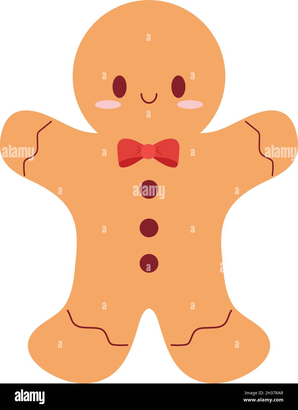 gingerbread man design Stock Vector Image & Art - Alamy