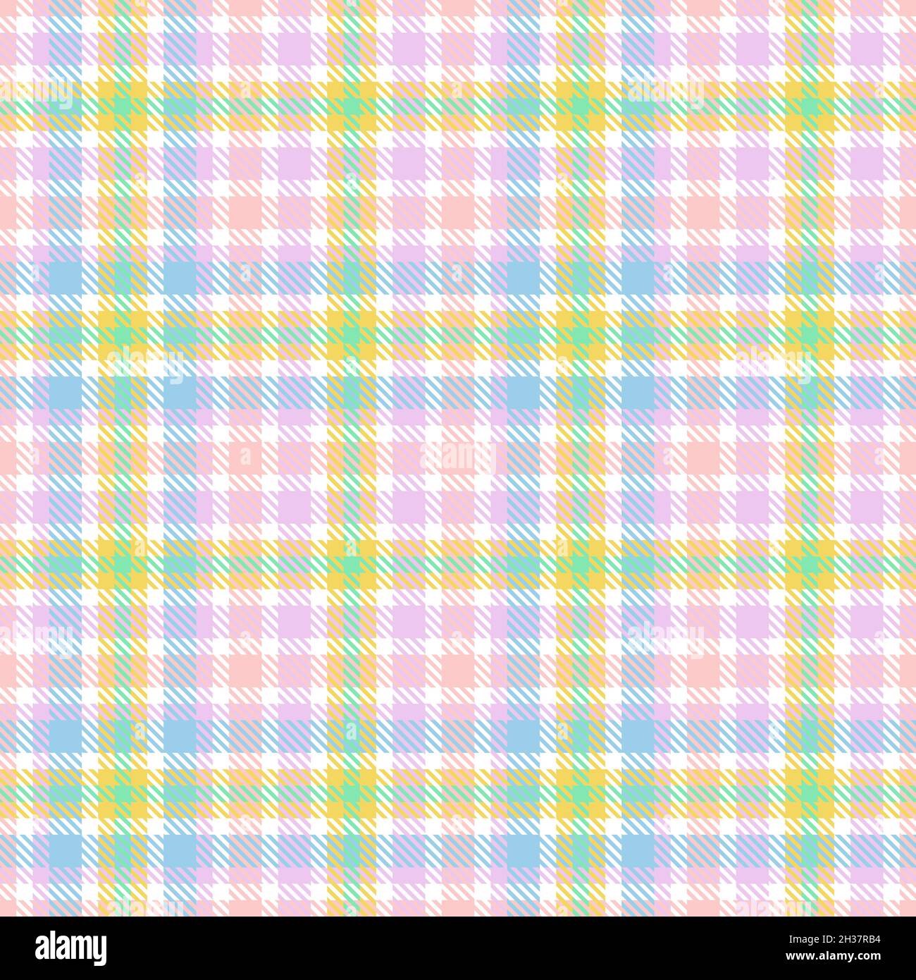 Rainbow Plaid, checkered, tartan seamless pattern suitable for fashion ...